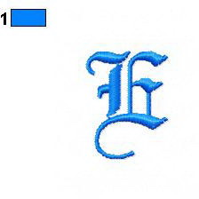 E Embroidery Design :: Alphabets :: Embroidery Supply